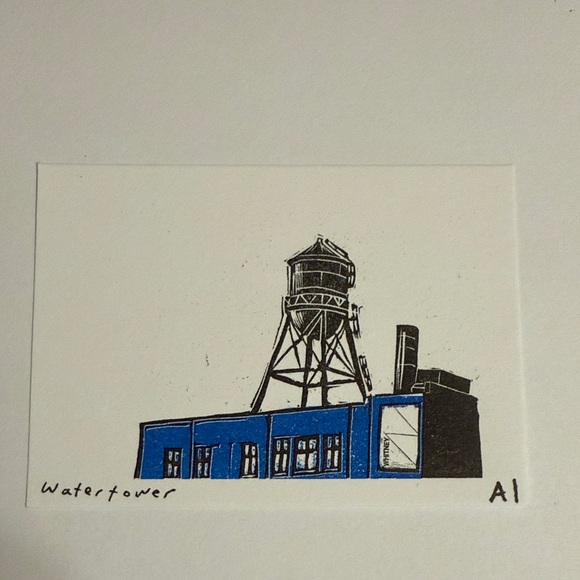 Ana Inciardi | Art | Ana Inciardi Mini Print Watertower | Poshmark